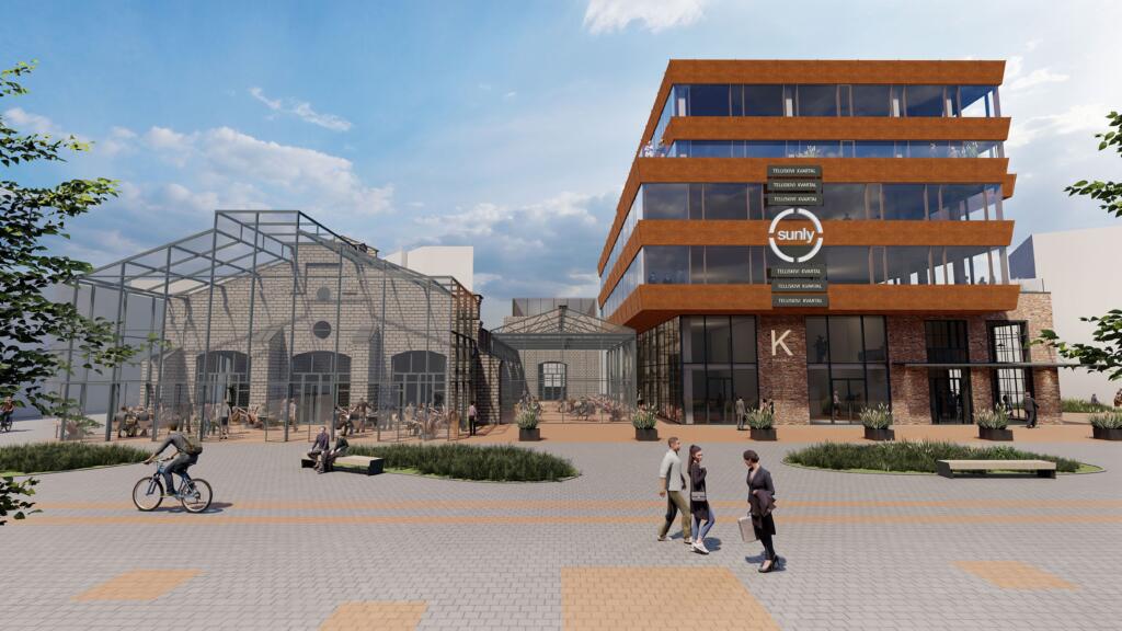 Telliskivi Kvartalis aasta lõpuks valmiv K-hoone on välja üüritud